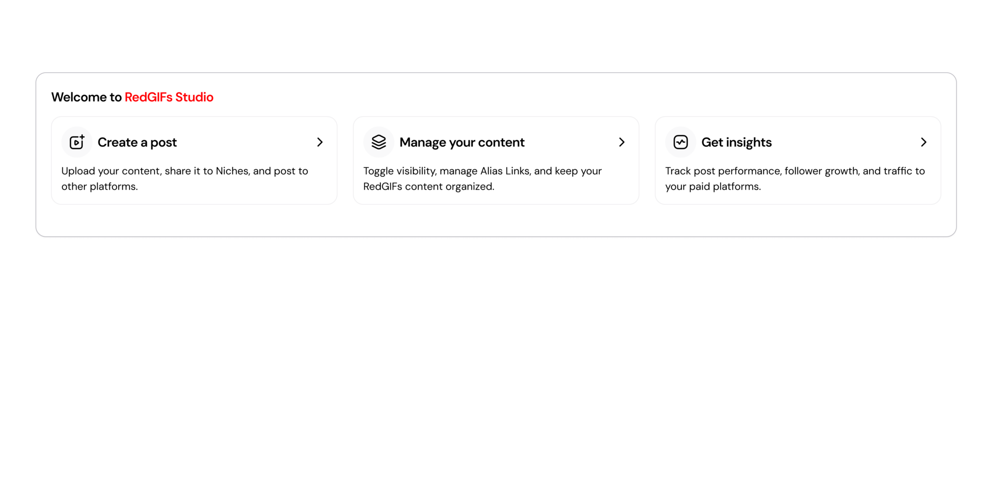 Introducing RedGIFs Studio: Made for Creators - RedGIFs Creators